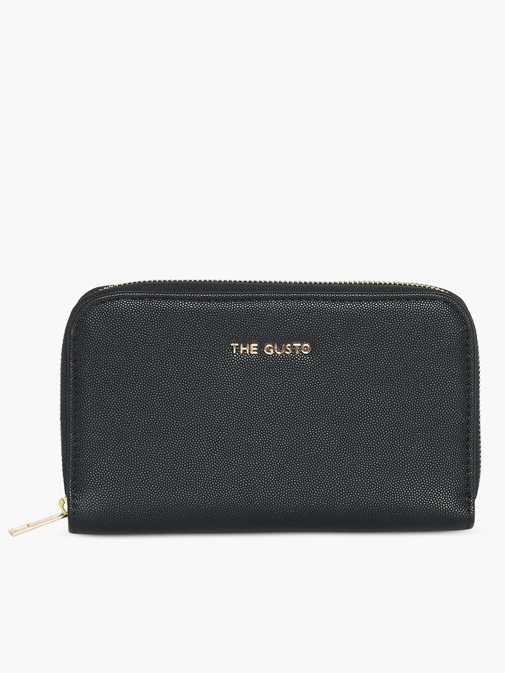 BLACK WALLET (Grained)| The Gusto